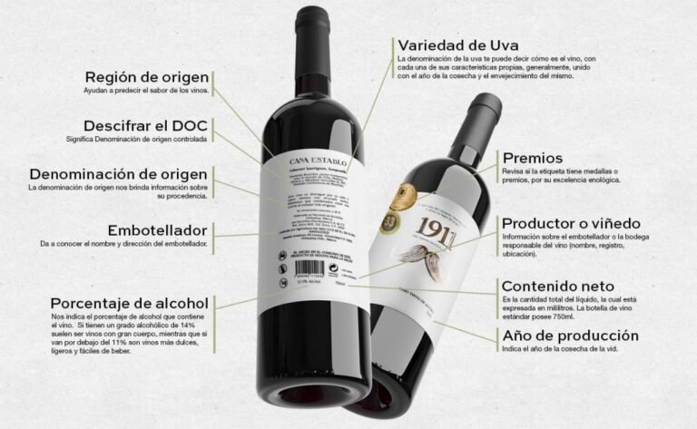 ¿Cómo se lee la etiqueta de los Vinos? - Mejores Vinos